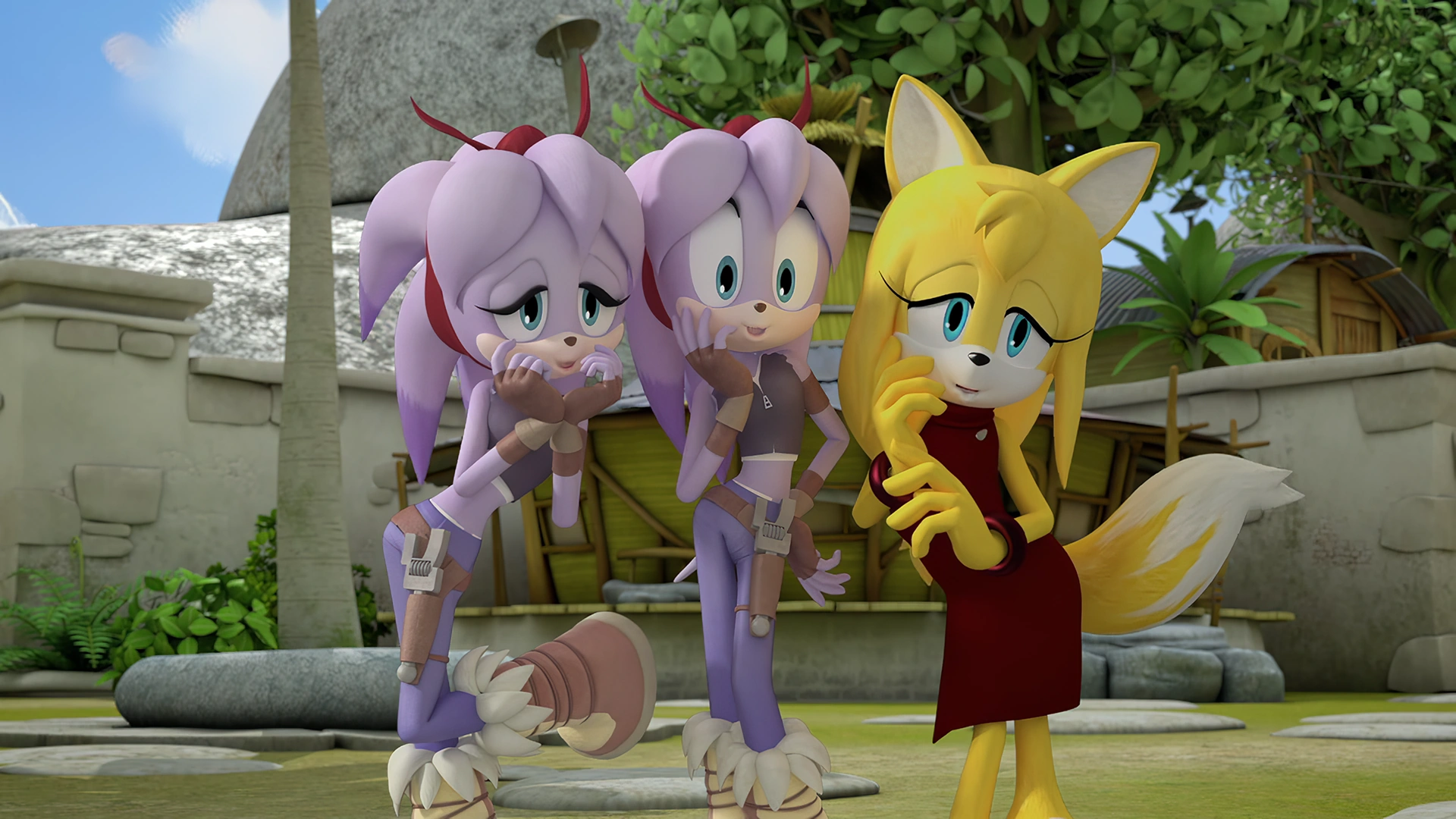 Image - Perci Staci and Zooey.png | Sonic News Network | FANDOM powered ...