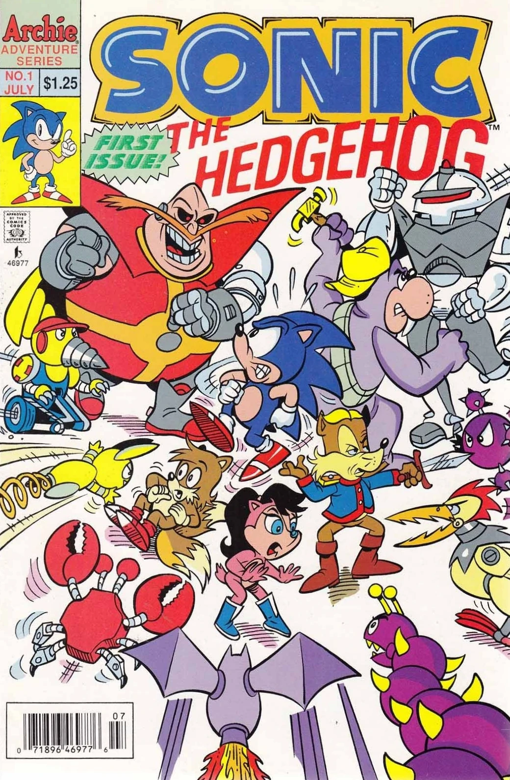 Archie Sonic the Hedgehog Issue 1 | Sonic News Network | FANDOM powered ...