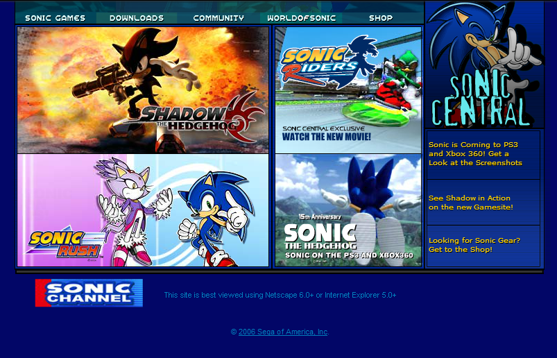 Sonic the Hedgehog (website) | Sonic News Network | FANDOM powered by Wikia