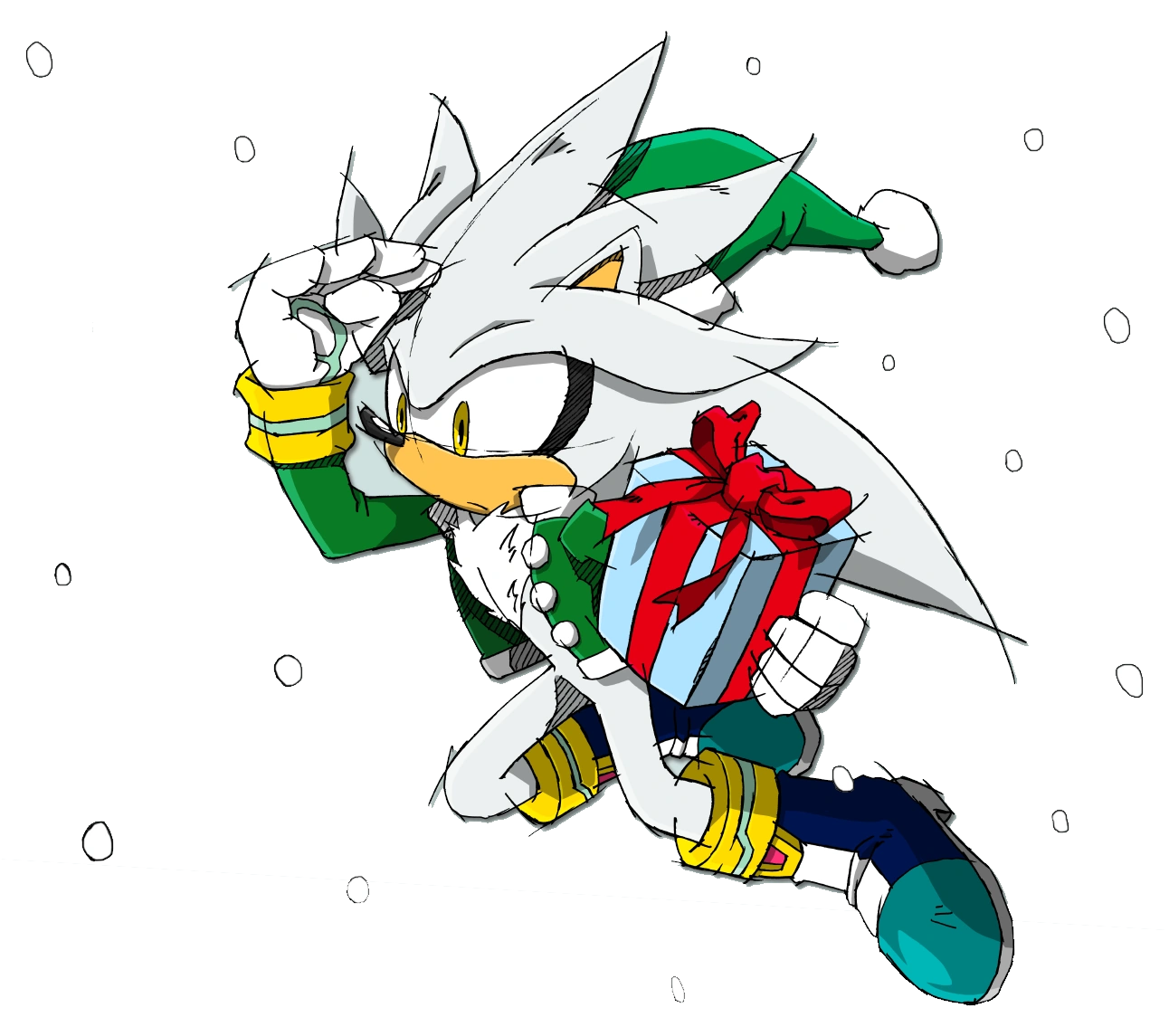 Imagen - Silver Christmas - Sonic Channel.png | Sonic Wiki | FANDOM ...