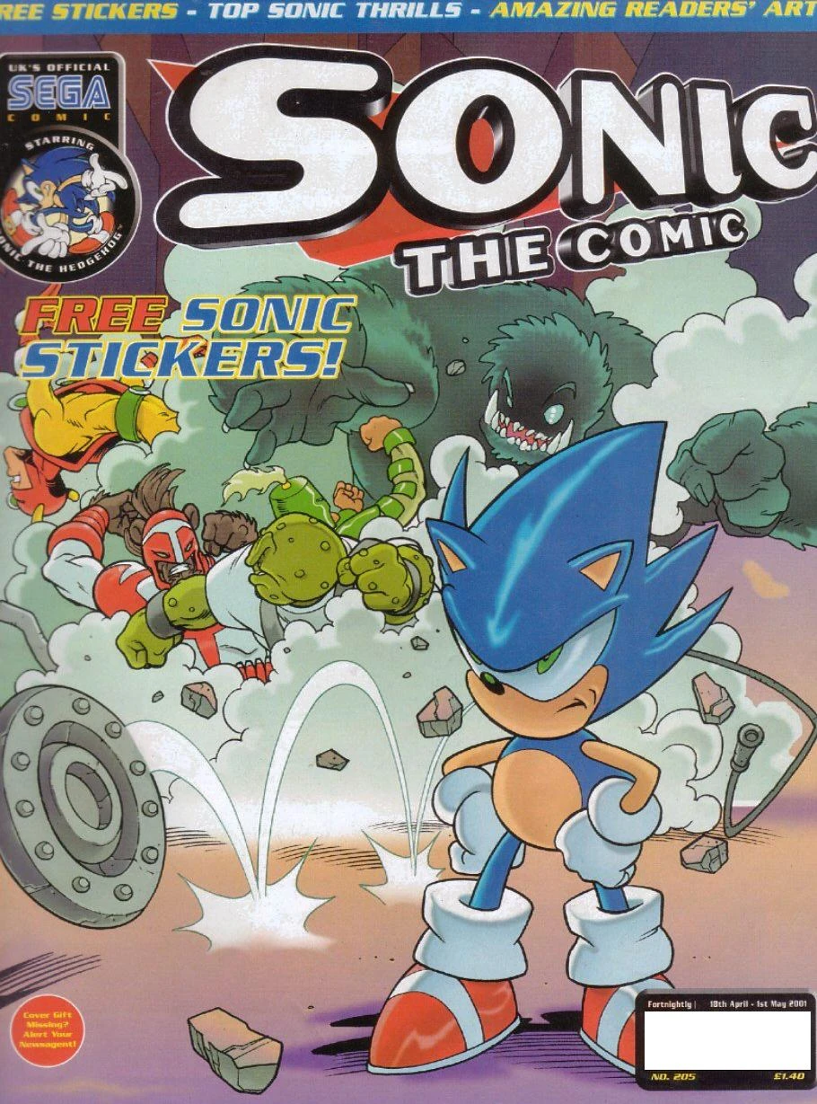 Sonic the Comic Issue 205 | Sonic News Network | FANDOM powered by Wikia