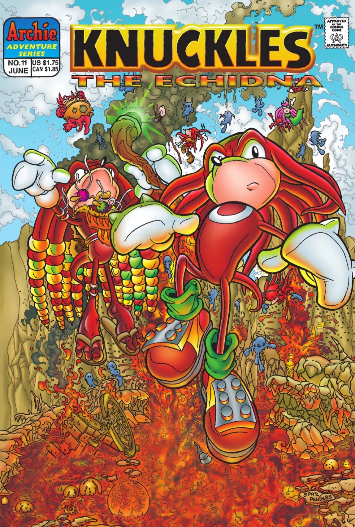 Archie Knuckles the Echidna Issue 11 | Sonic News Network | FANDOM ...