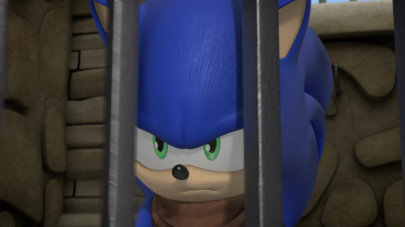 Image - Angry Sonic behind bars.png | Sonic News Network | FANDOM ...