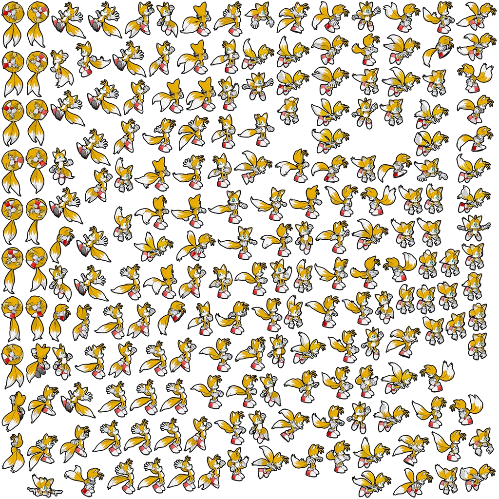 Miles Tails Sprites : Miles Tails Prower – GTFJ