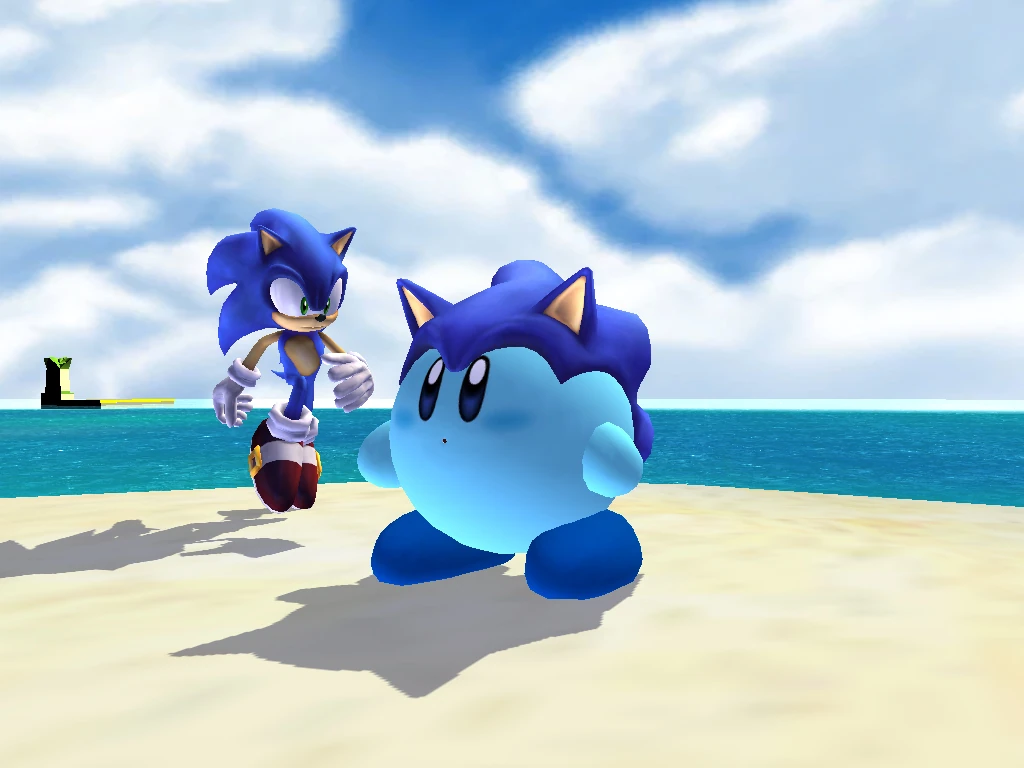 Kirby And Sonic