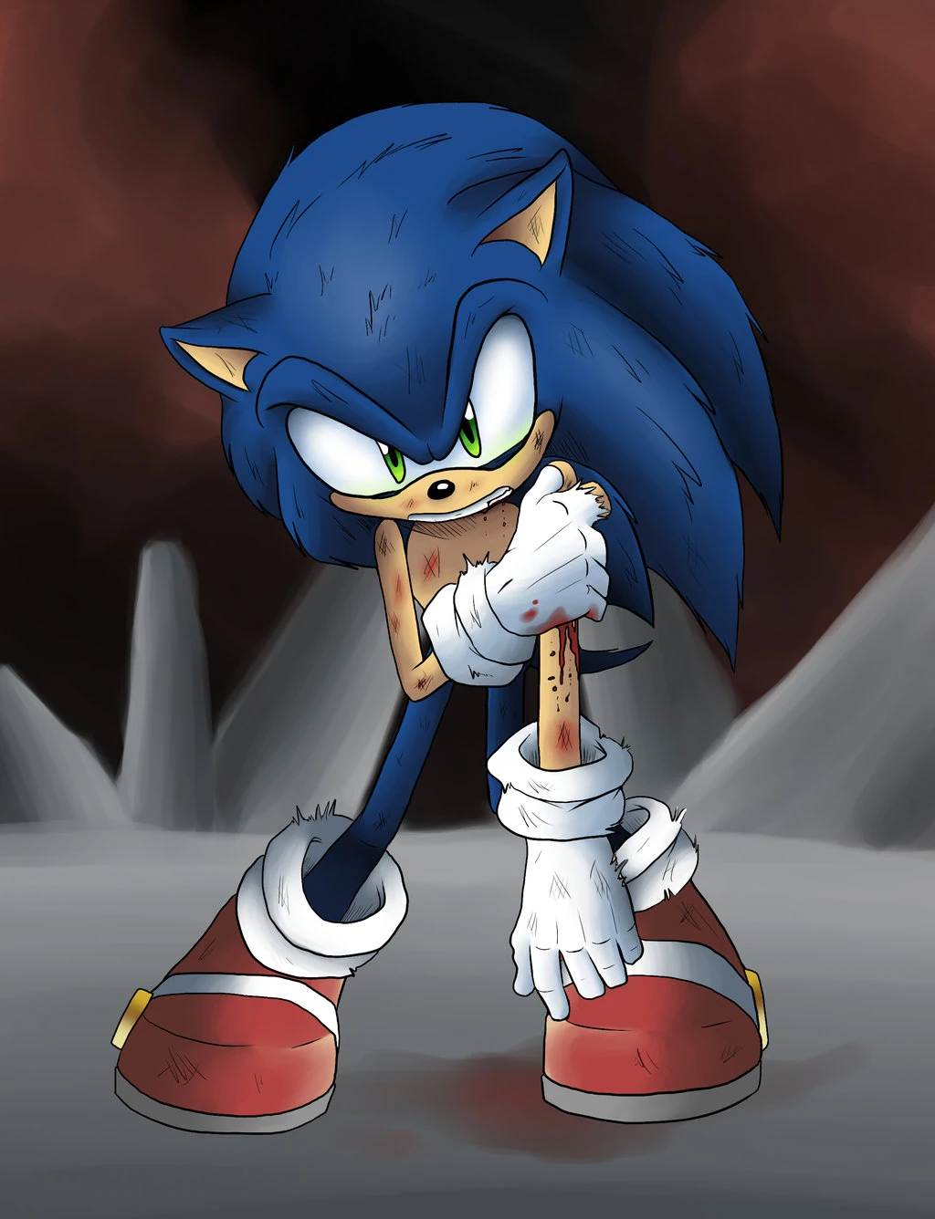 Image - Sonic is hurt.jpg | Sonic the Hedgehog Fanon Wiki | FANDOM ...
