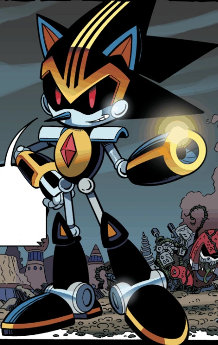 Shard the Metal Sonic over Sonic [Sonic Adventure 2] [Requests]