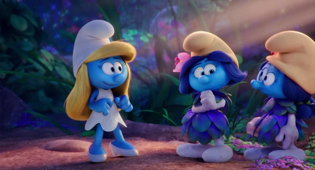 Image - Smurflily smurfblossom and smurfette together.png | Sony Pictures Animation Wiki ...