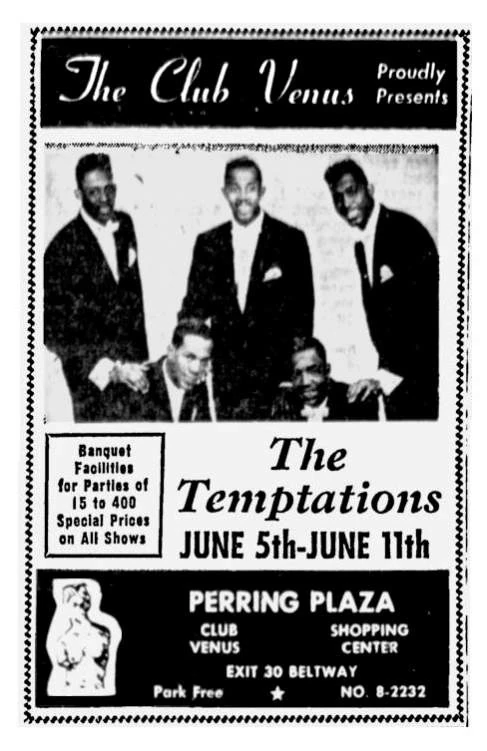 June 5-11, 1967 Club Venus, Baltimore, MD | Soul Concerts Wiki | Fandom