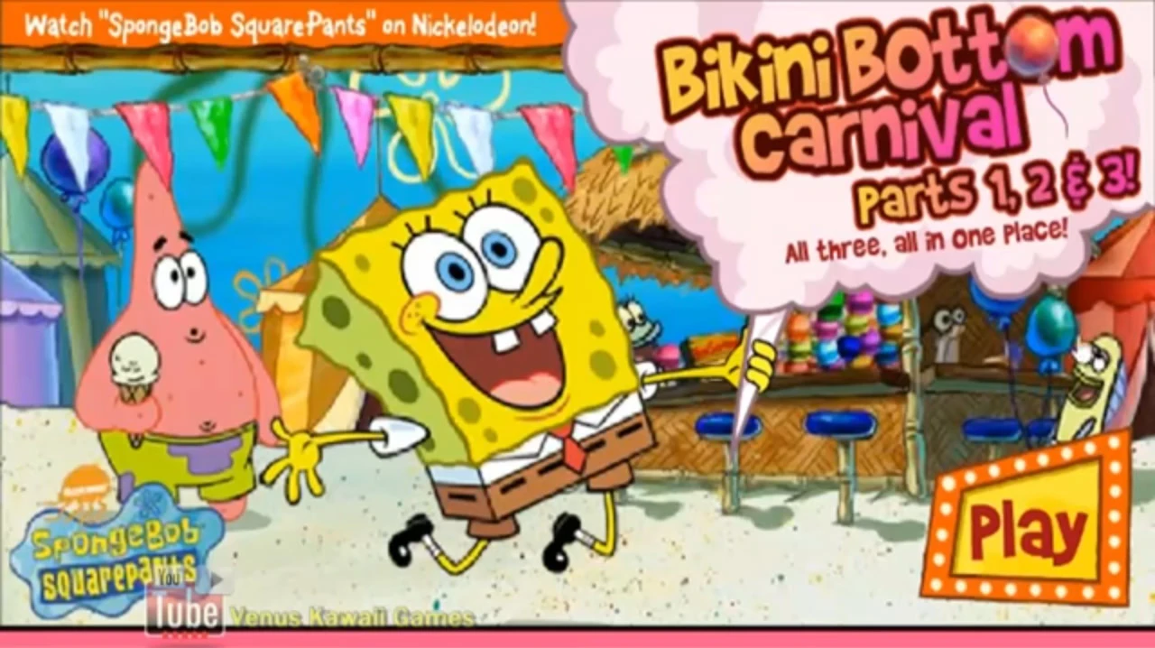 SpongeBob SquarePants: Bikini Bottom Carnival (Online Games ...