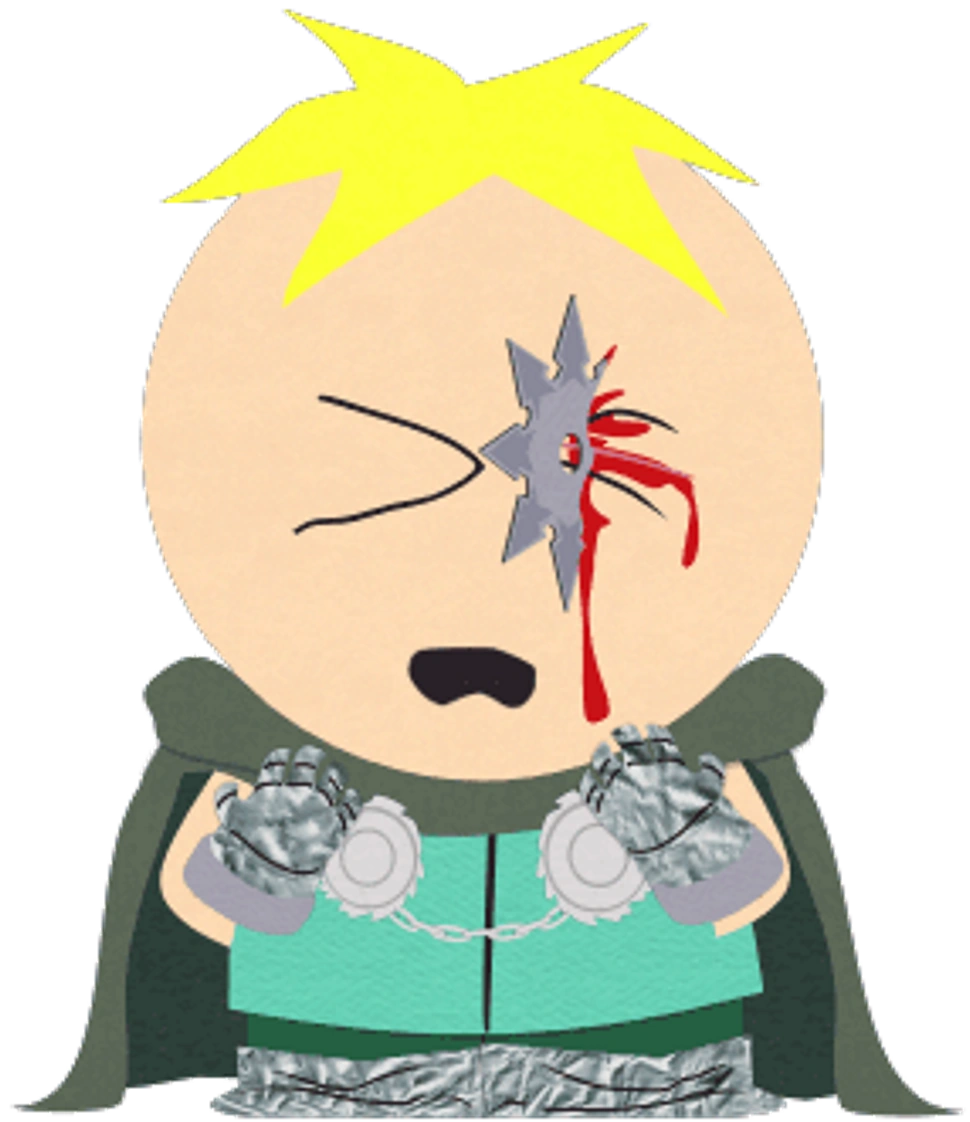 Image - Professor Chaos With Ninja Star In Eye.png | South Park ...