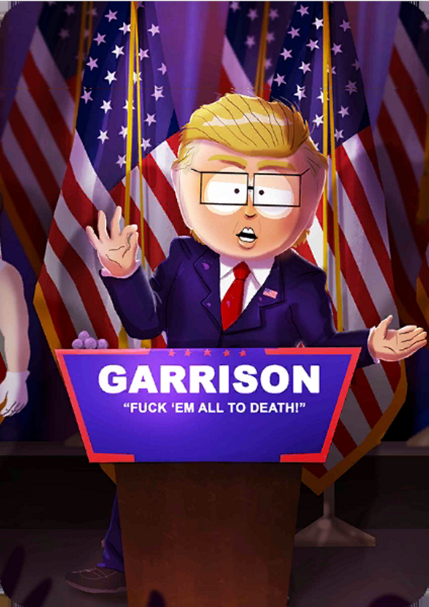 President Elect Garrison | South Park Phone Destroyer Wiki | FANDOM ... President Elect Garrison | South Park Phone Destroyer Wiki | FANDOM ...