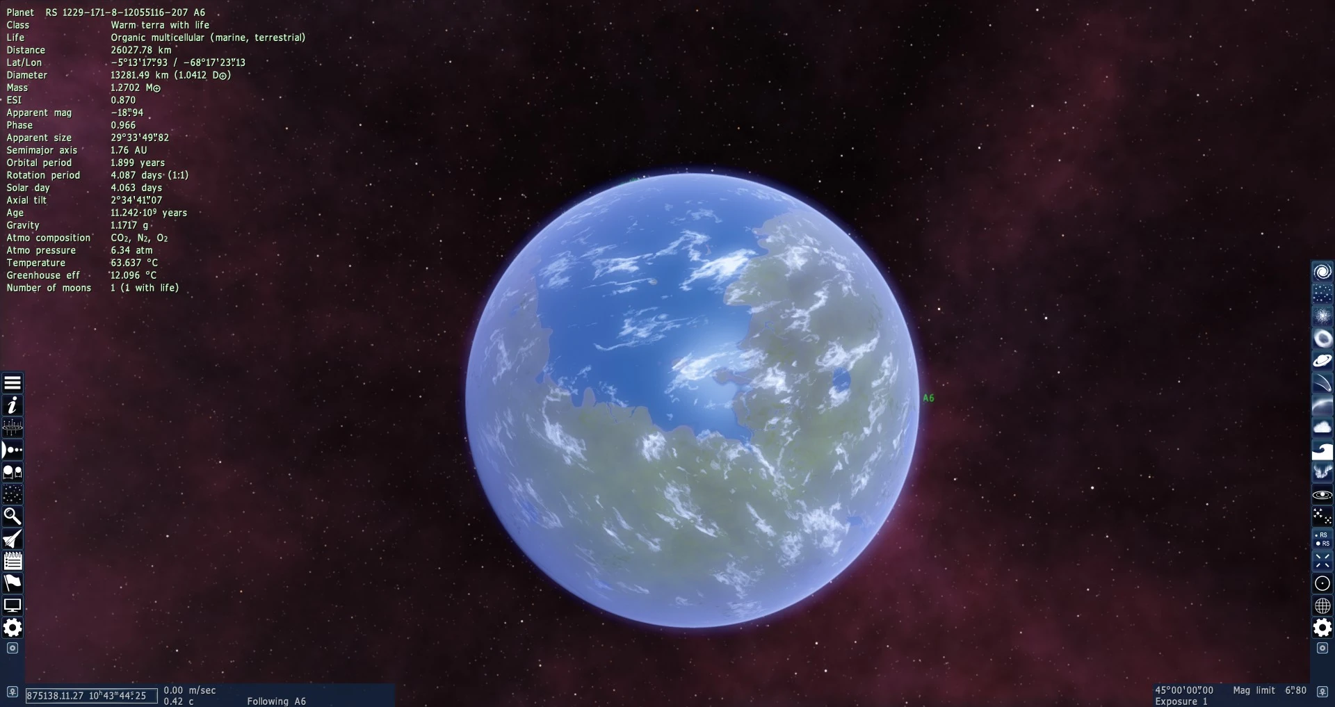 RS 1229-171-8-1205516-207 A6 | Space Engine Planets Wiki | Fandom