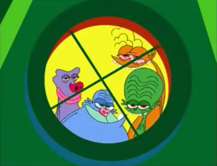 Image Space Goofs The Aliens In The Window In Season 2 Intro