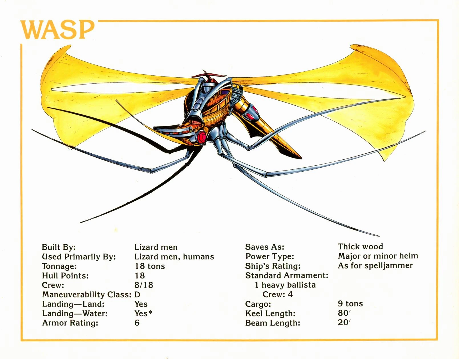 Wasp | Spelljammer Wiki | Fandom