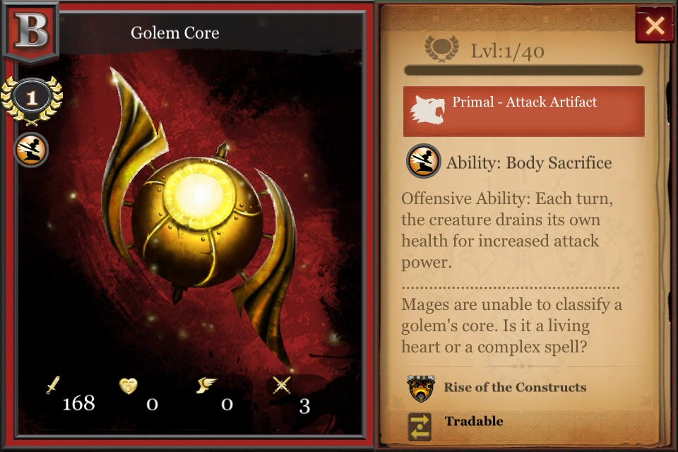 Golem Core | Spellstorm Wiki | Fandom