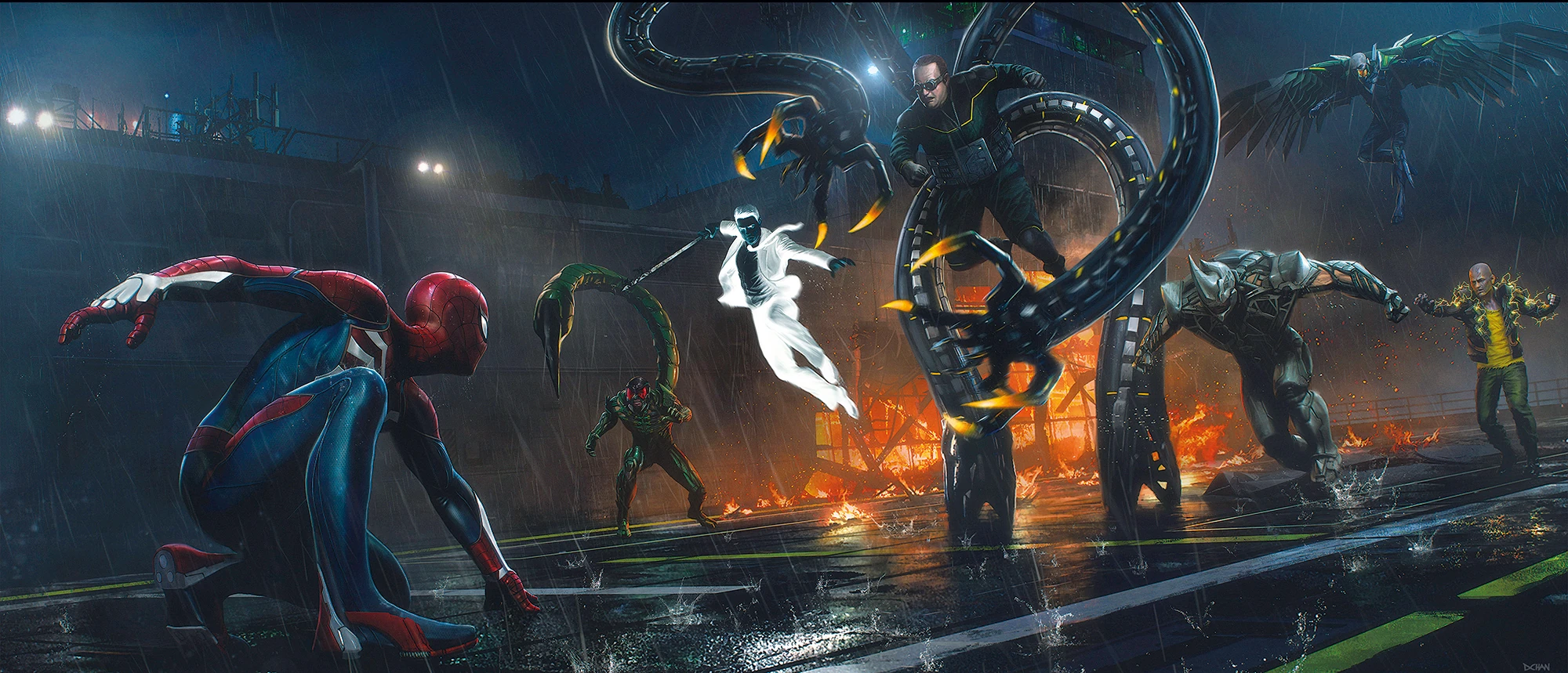 Image - Sinister Six from MSM concept art.jpg | Marvel's Spider-Man ...