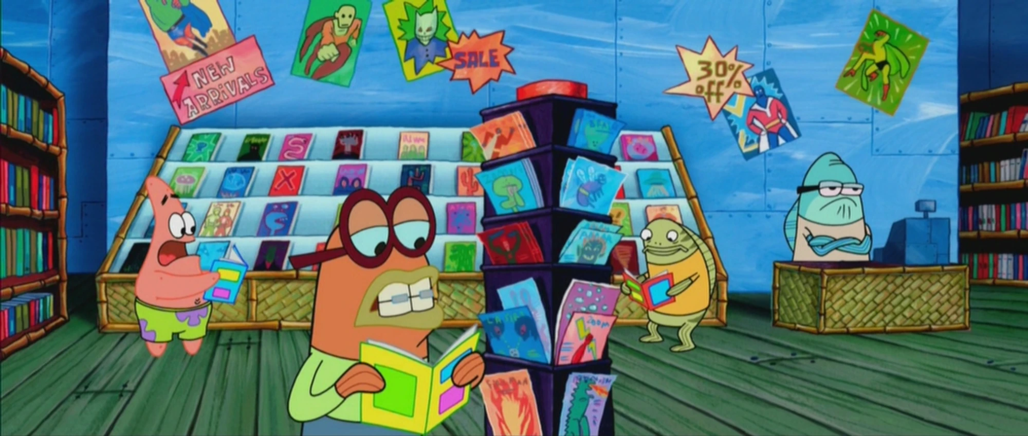 Near Mint Comic Books cashier/gallery | Encyclopedia SpongeBobia | Fandom