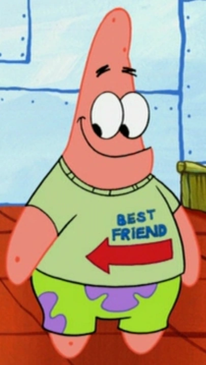 Image - Patrick Wearing the Best Friend Shirt.png | Encyclopedia ...