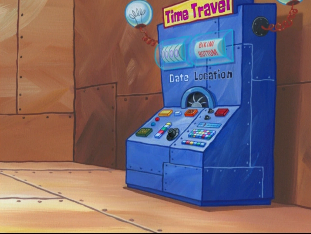 Mermaid Man and Barnacle Boy's time machine | Encyclopedia SpongeBobia ...