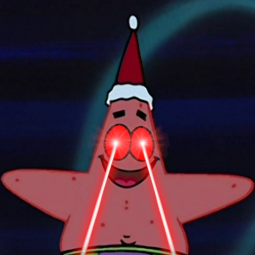 Patrick Star Red Eyes