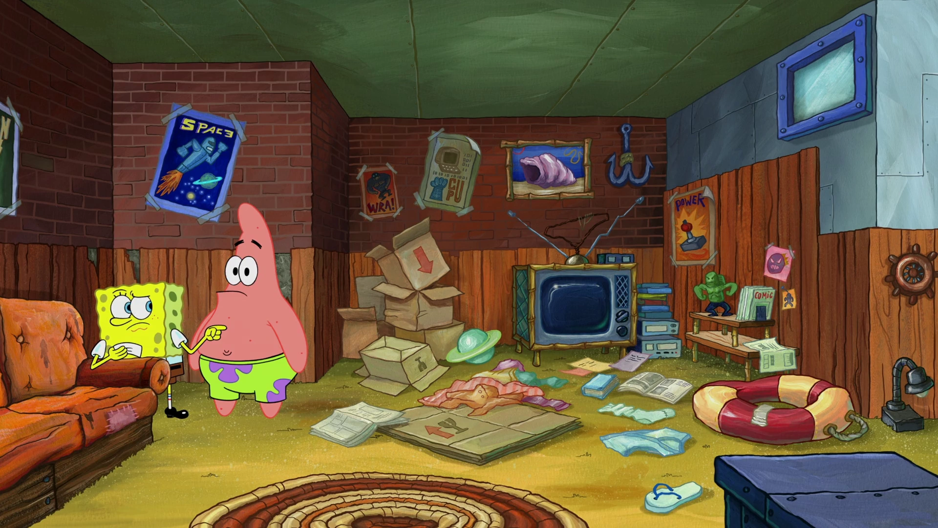 Mama Bass' basement | Encyclopedia SpongeBobia | Fandom