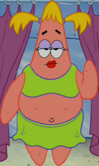 Patrick Star Wearing Heels
