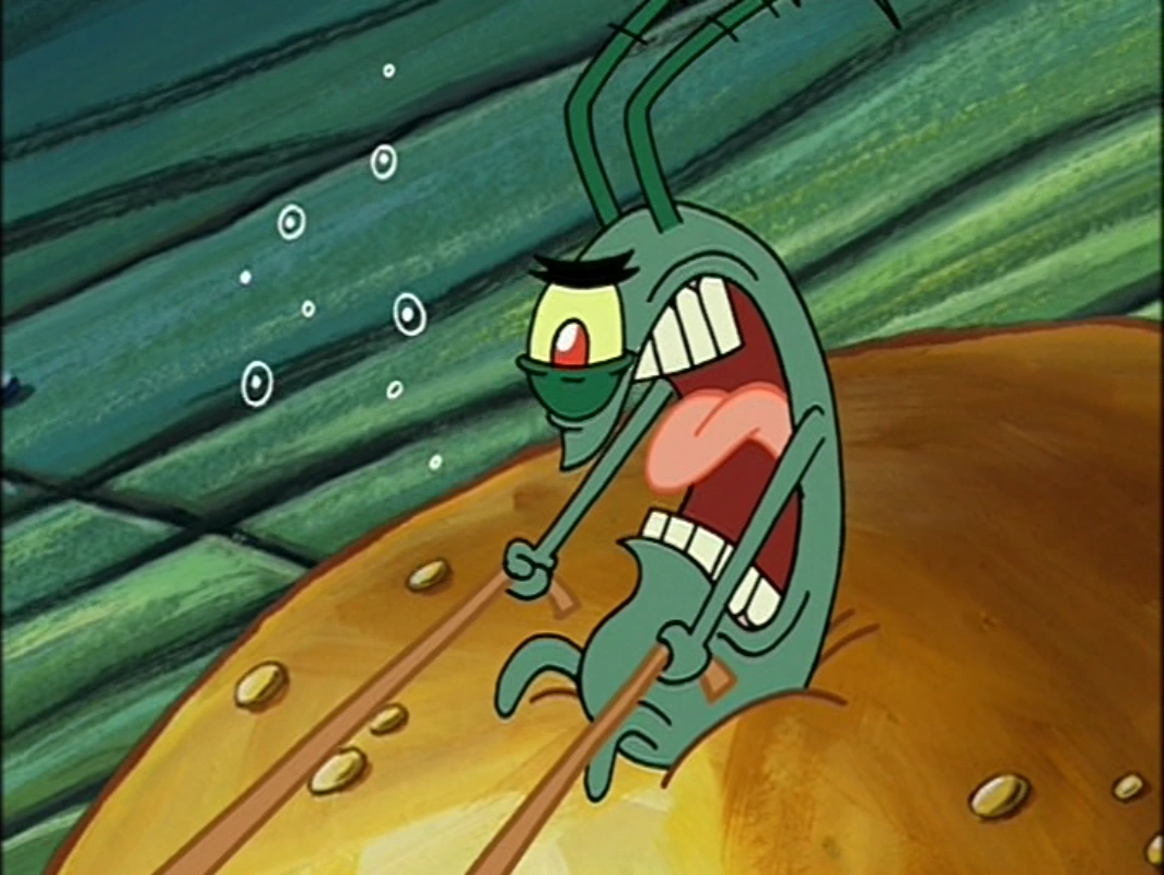 Image - Plankton in Krusty Krab Training Video-7.png | Encyclopedia ...