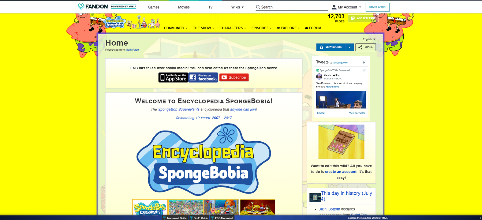 Encyclopedia Spongebobia Website Encyclopedia Spongebobia Fandom Powered By Wikia