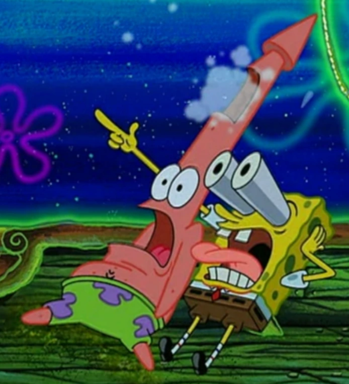 Image - Patrick and SpongeBob Scared.png | Encyclopedia SpongeBobia | FANDOM powered by Wikia