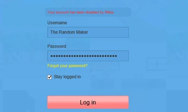 Why is my Account disabled? | Fandom