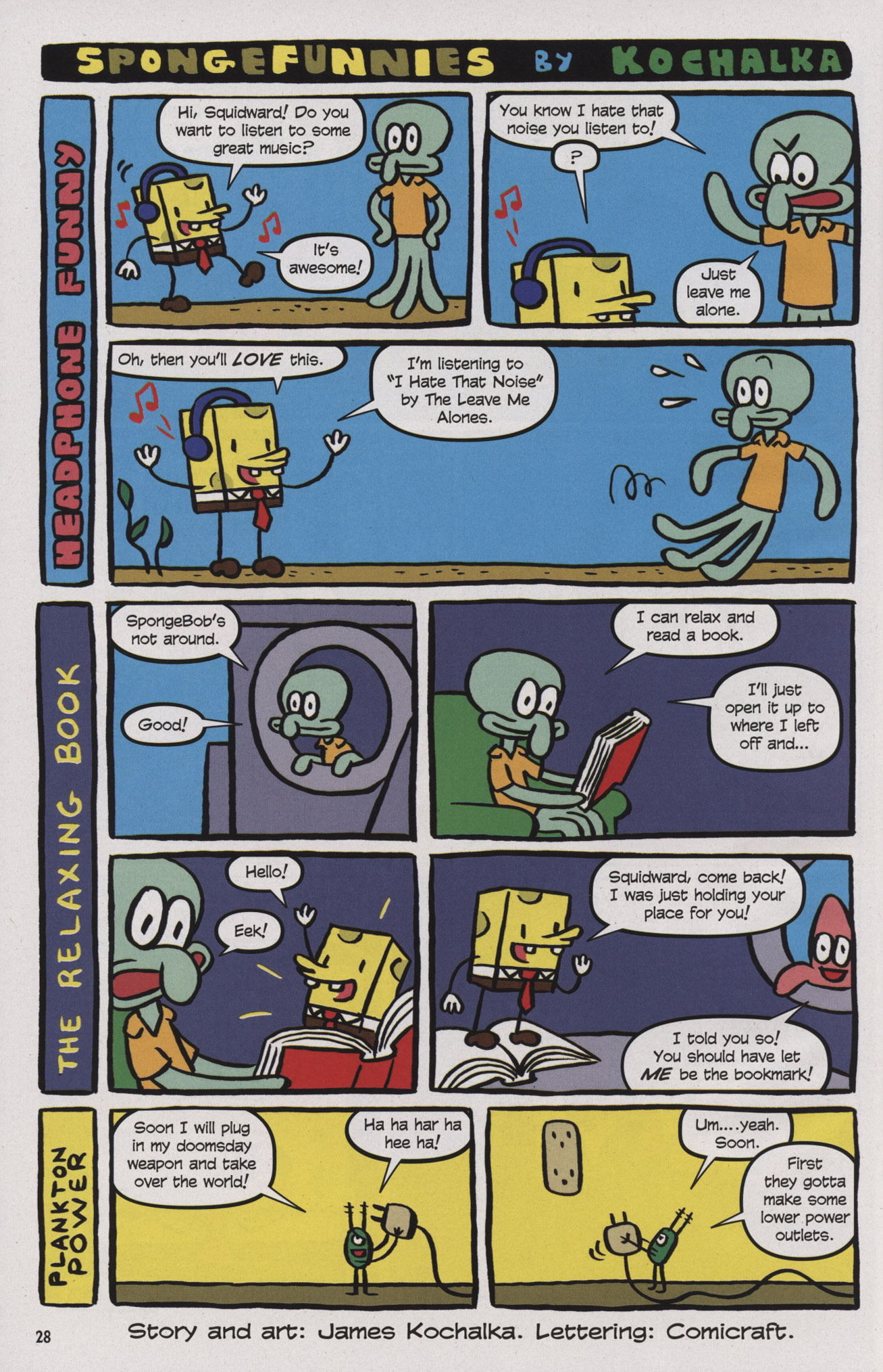 SpongeFunnies (SpongeBob Comics No. 3) | Encyclopedia SpongeBobia | Fandom