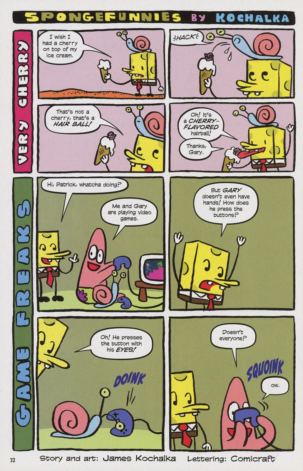 SpongeFunnies (SpongeBob Comics No. 2) | Encyclopedia SpongeBobia | Fandom