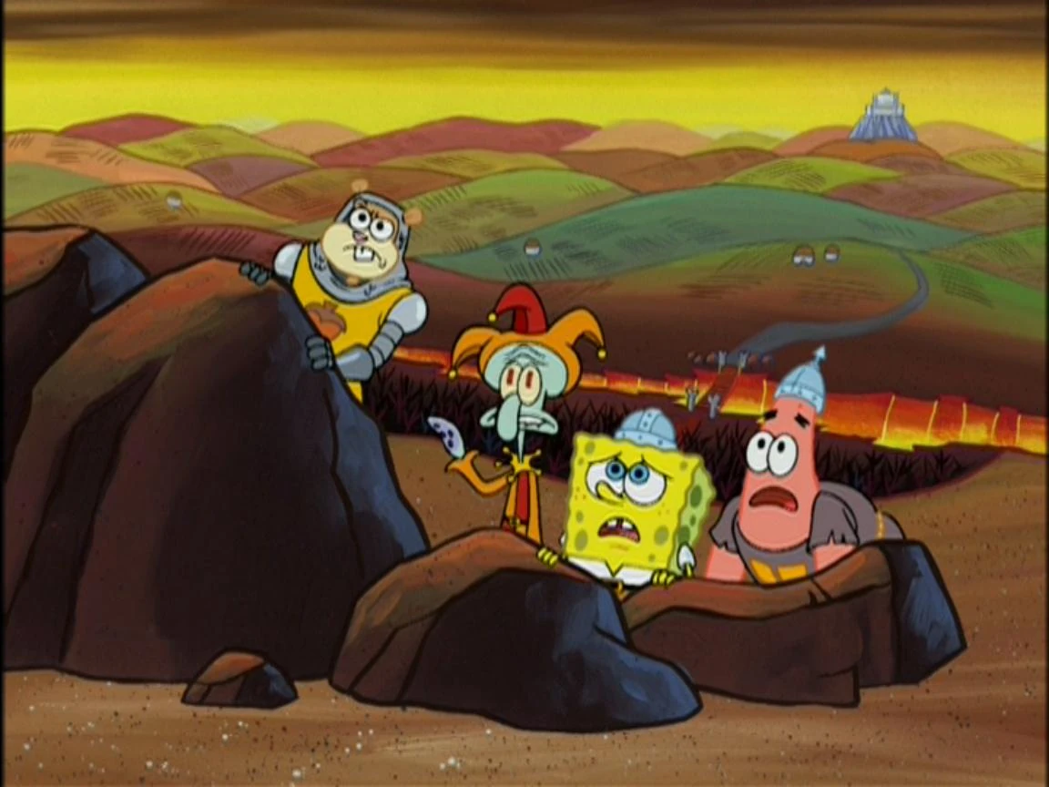 Image - The Dark Knight, Squidly, Spongebob, & Patrick.jpg ...