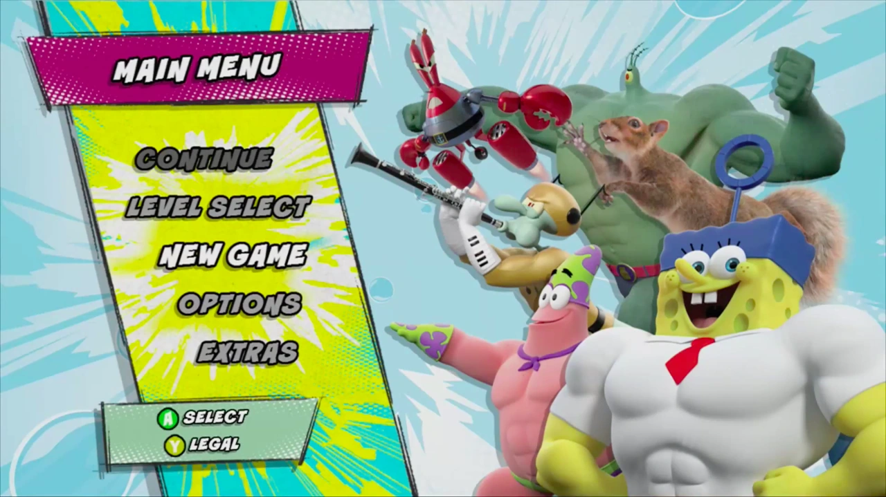 Image - SpongeBob HeroPants - Main Menu.png | Encyclopedia SpongeBobia ...