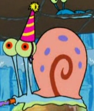 Image - Gary Wearing a Party Hat.png | Encyclopedia SpongeBobia ...