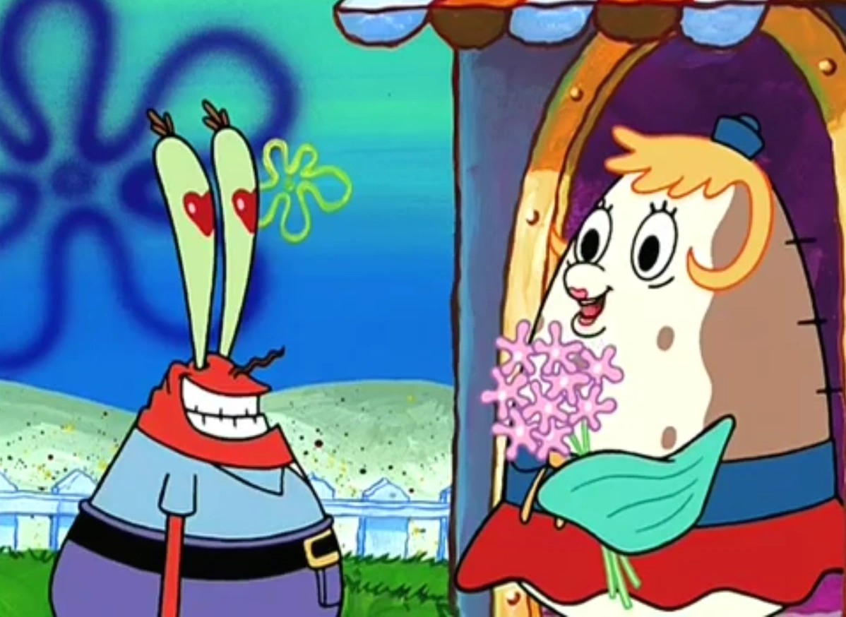 Image - SpongeBob SquarePants Mrs. Poppy Puff with Flowers in Krusty ...