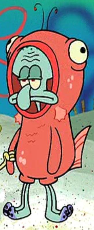 Image - Squidward Wearing a Salmon Suit.png | Encyclopedia SpongeBobia ...
