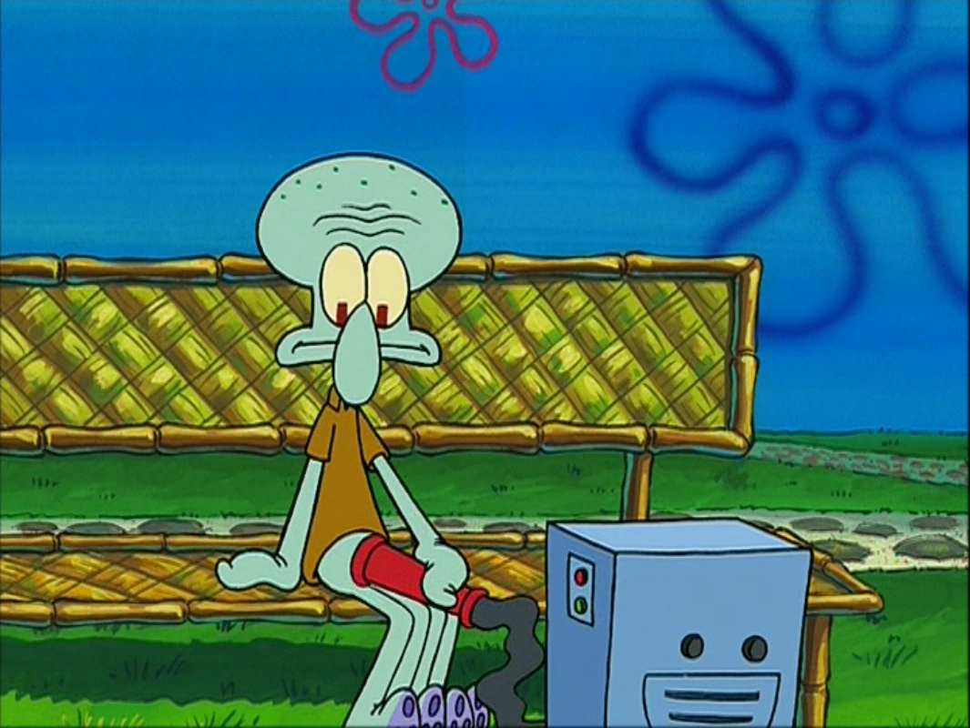 Image - Squidward with a reef blower.png | Encyclopedia SpongeBobia | FANDOM powered by Wikia
