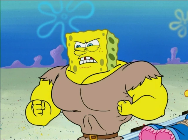 Image - Muscular SpongeBob.jpg | Encyclopedia SpongeBobia | FANDOM powered by Wikia