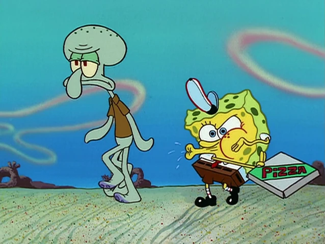 Image - Pizza Delivery (SpongeBob and Squidward).jpg | Encyclopedia SpongeBobia | FANDOM powered ...