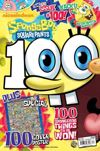 SpongeBob SquarePants Magazine Issue 100 | Encyclopedia SpongeBobia ...