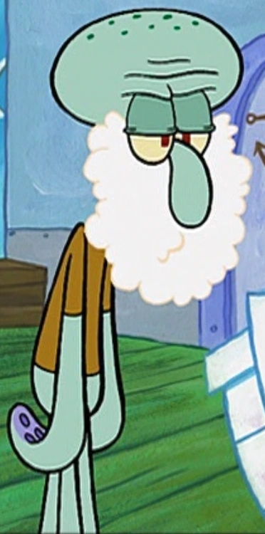 Image - Squidward with a Beard.png | Encyclopedia SpongeBobia | FANDOM ...