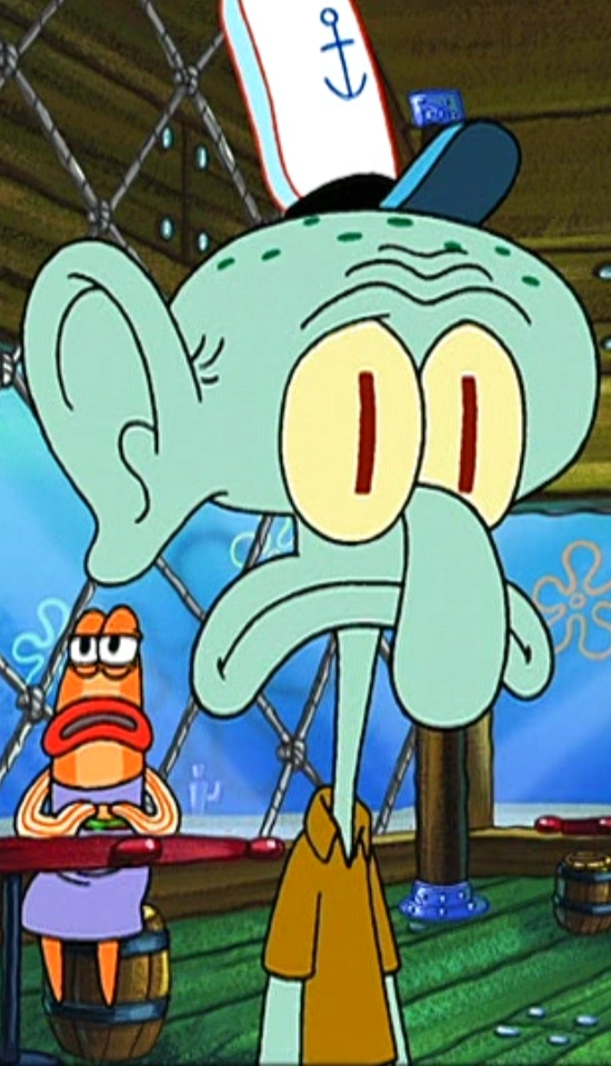 Image - Squidward with an Ear.png | Encyclopedia SpongeBobia | FANDOM ...