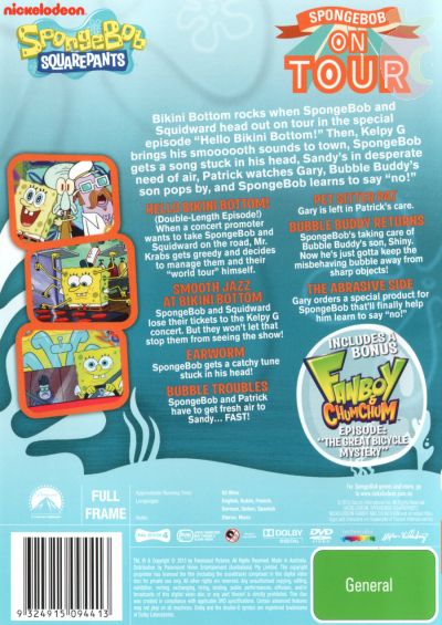 Image Spongebob On Tour Dvd Back Cover Encyclopedia Spongebobia Fandom Powered By Wikia