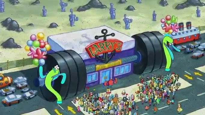 Larry's Gym (location) | Encyclopedia SpongeBobia | Fandom