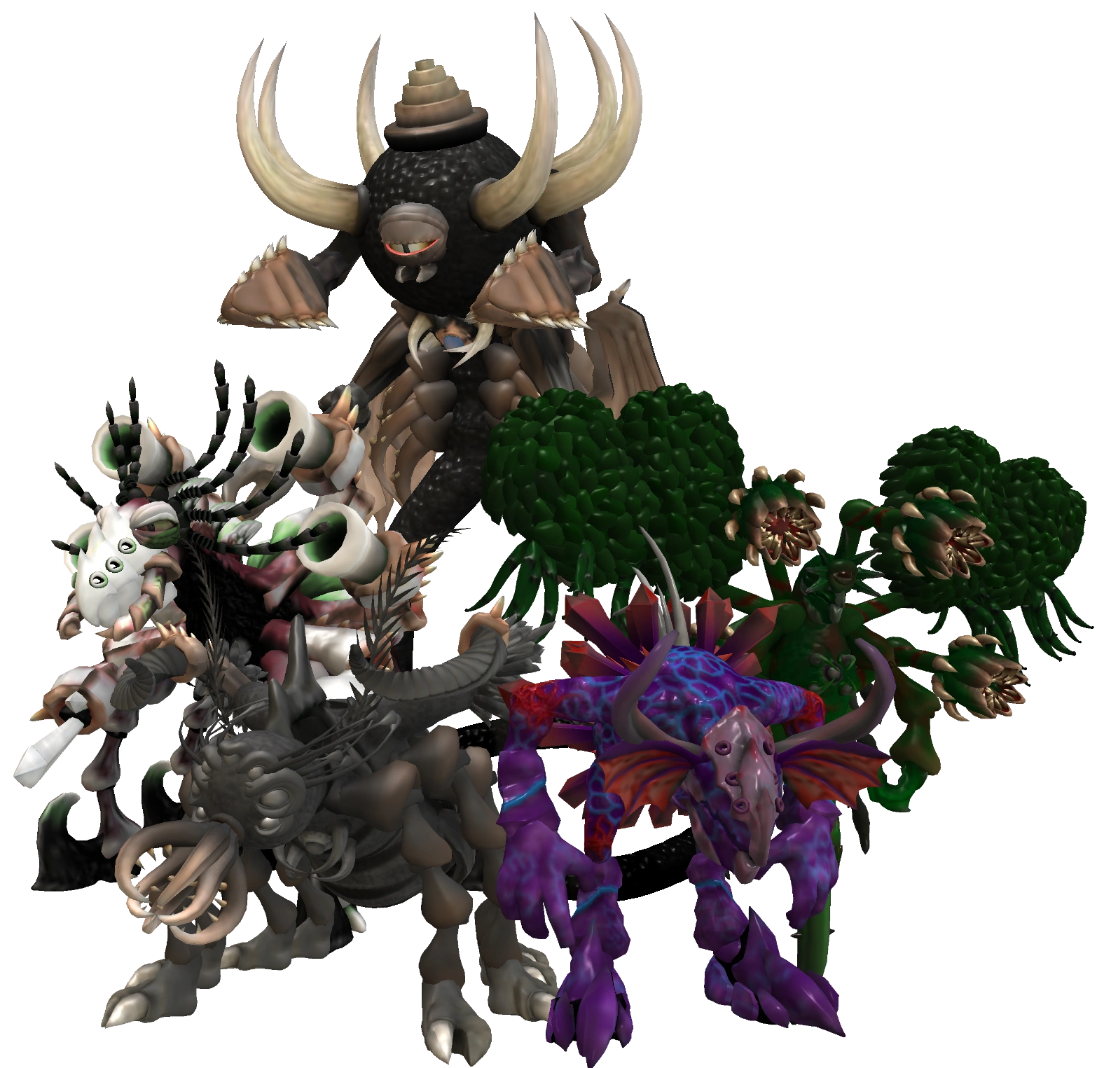 Fiction:The Corruptus/Dark Five | SporeWiki | Fandom