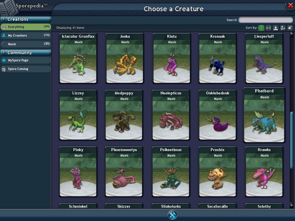 Sporepedia | SporeWiki | FANDOM powered by Wikia