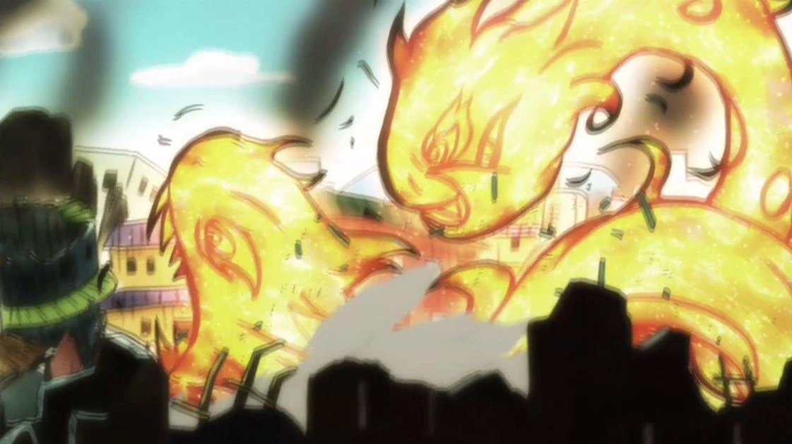 Fire Release: Great Dragon Fire Technique | Rock Lee's Springtime of ...