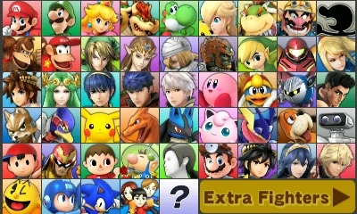 Image - SSB3DS Character Select.jpeg | Smashpedia | FANDOM powered by Wikia